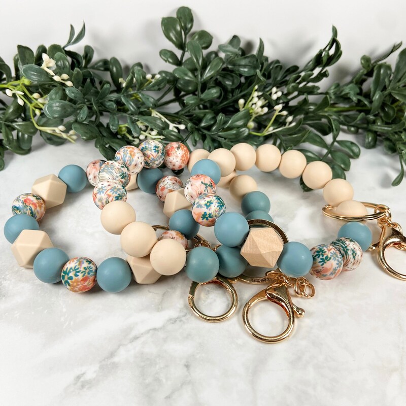 Custom Beaded Key Fob - Etsy