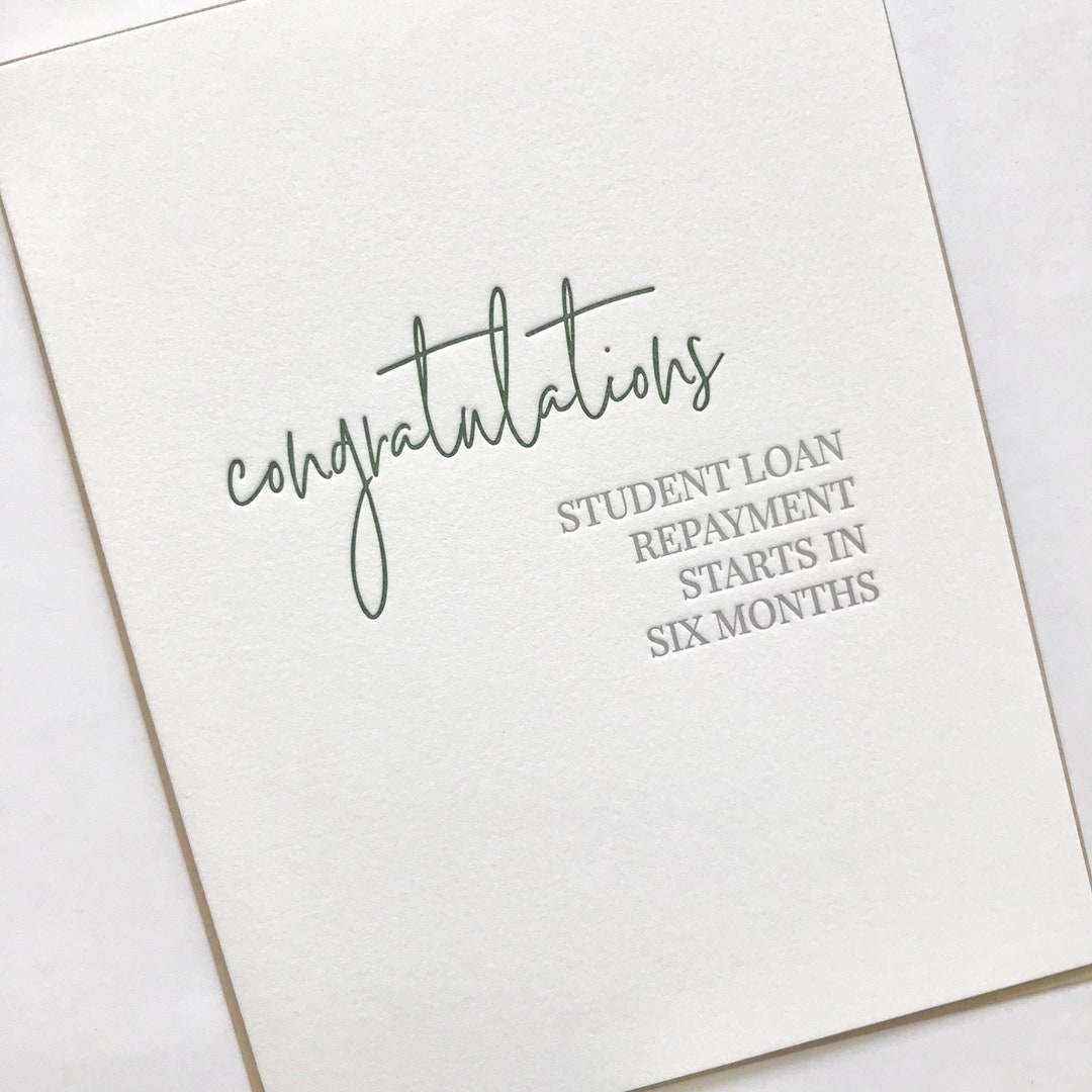 Congratulations Card Student Loan Repayment Funny Congratulations ...