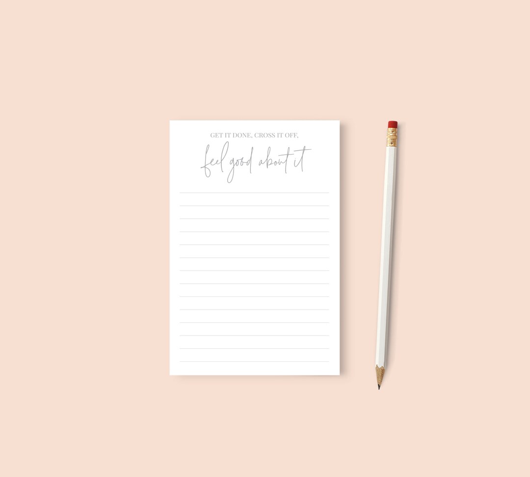 Feel Good About It, Notepad Humor, Notepad, Funny Notepad, Gift for Her ...