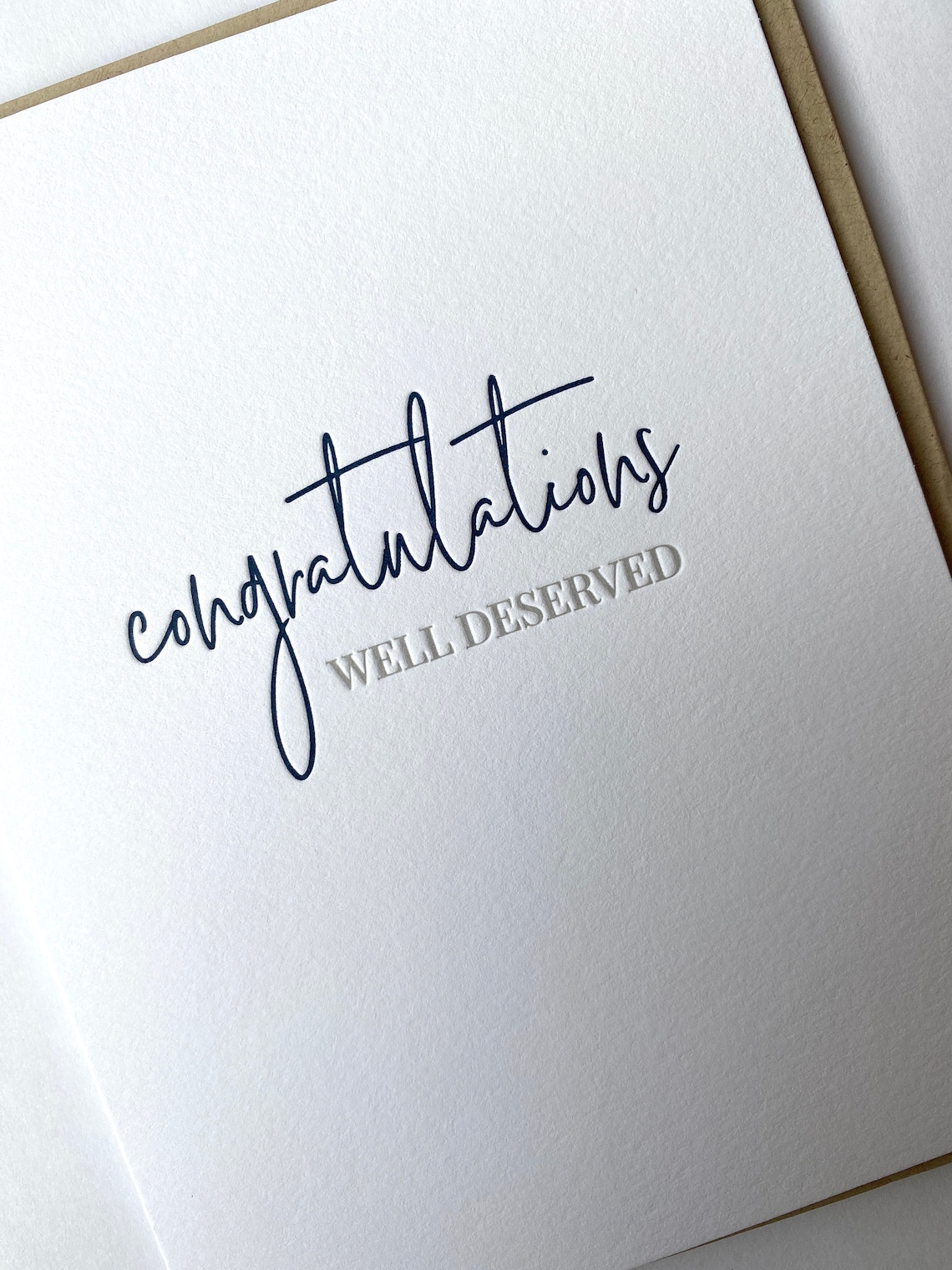 Well Deserved Congrats Congratulations Card Congrats Card - Etsy