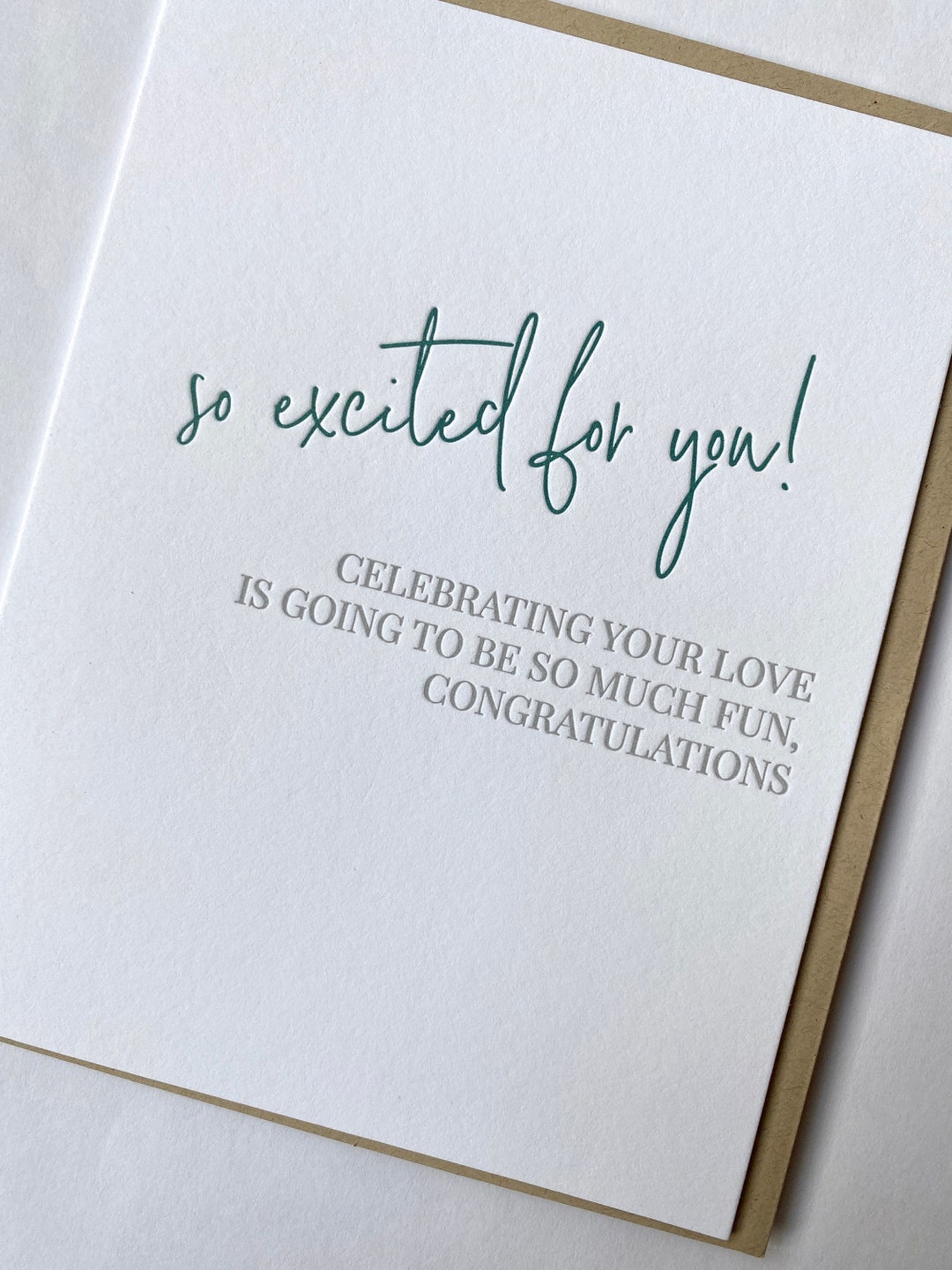 Engaged Excitement, Engagement Congratulations Card, Engagement ...