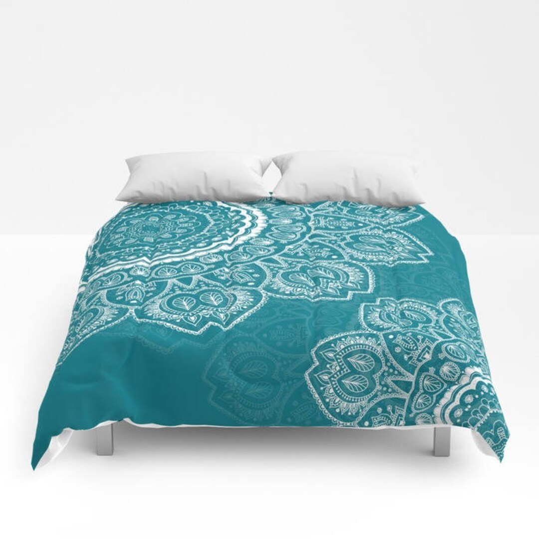 Duvet Cover or Comforter - Without Insert, Bedroom, Home Decor, Teal ...