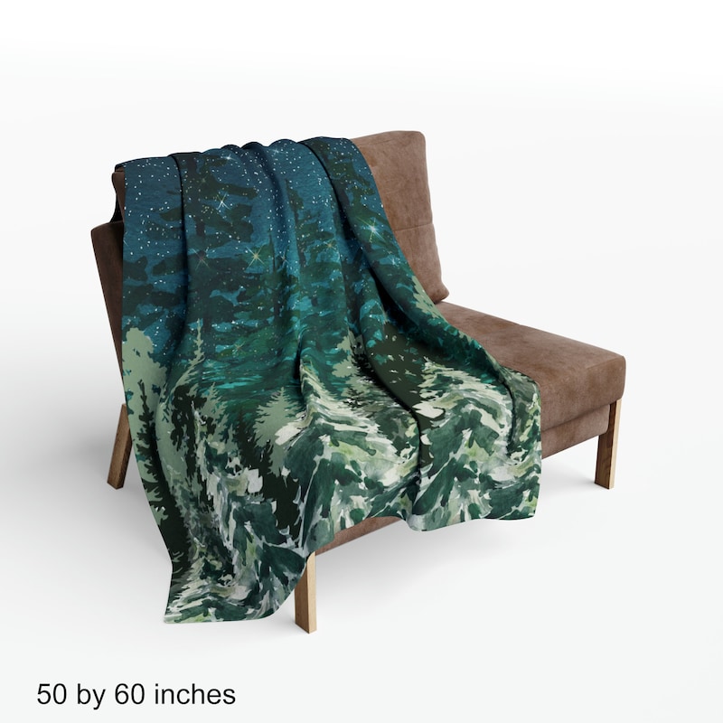 Pine Tree Blanket - Etsy