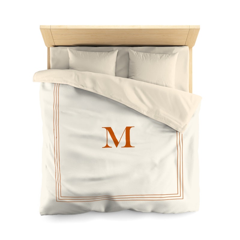 Monogram Bedding - Etsy
