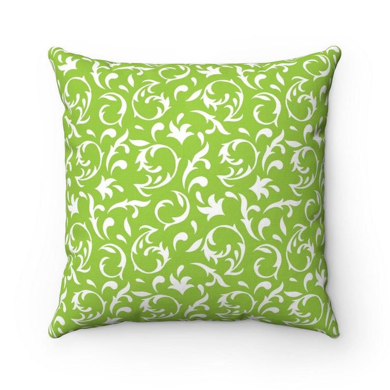 Lime Green Mix & Match Decorative Throw Pillow Cover White - Etsy