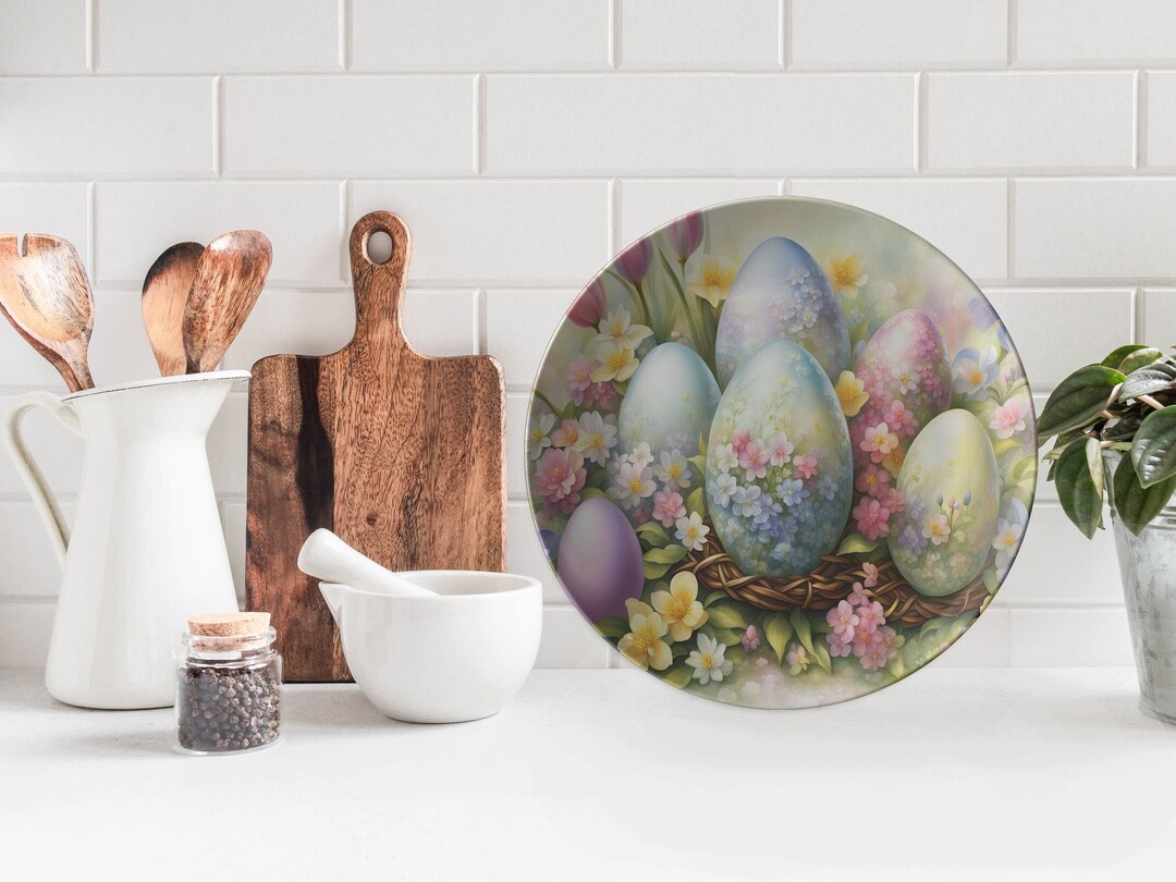 Happy Easter Personalized Serving Round Plate Oval Plate Party ...