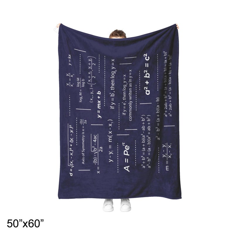 Math Formulas Blanket - Etsy Canada