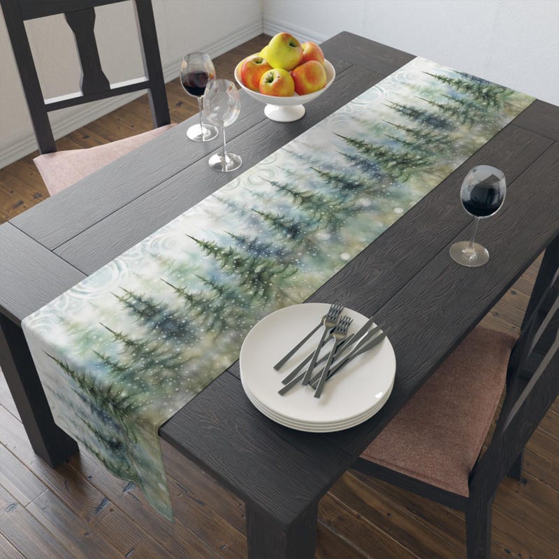 Winter Table Runner - Etsy