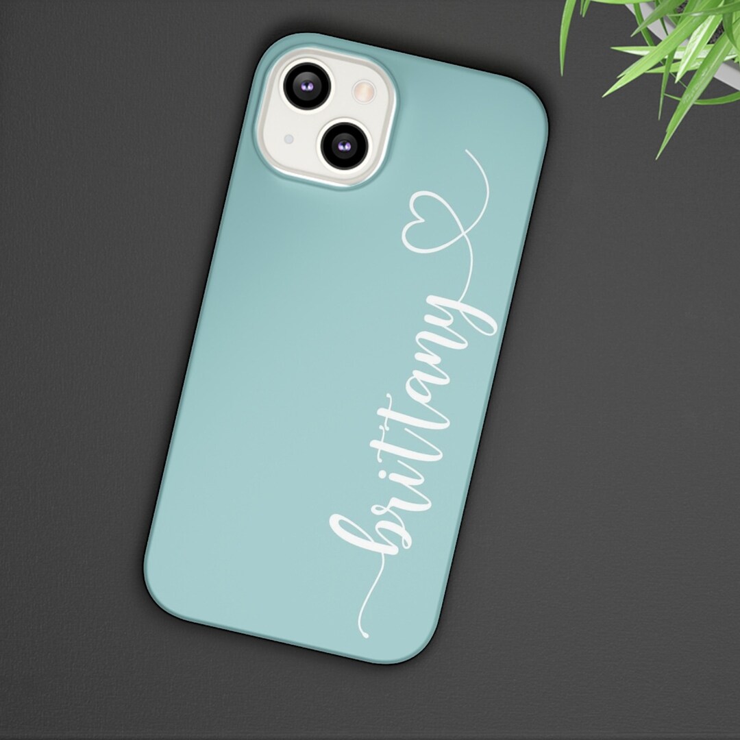Custom Name Phone Case, Personalized Monogram, Slim or Tough Case - Etsy