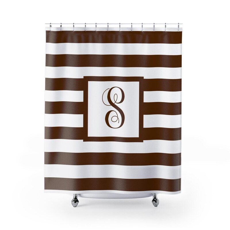 Monogram Curtain - Etsy