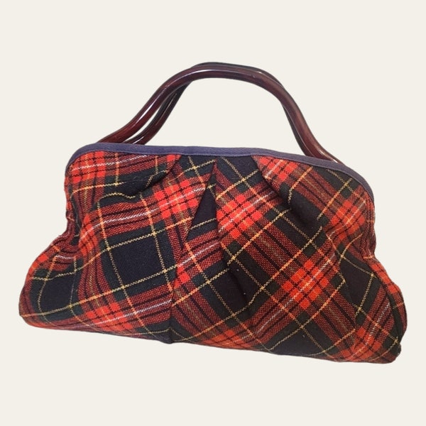 Plaid Handbags - Etsy