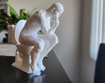 The Thinker - Toilet Edition - Etsy