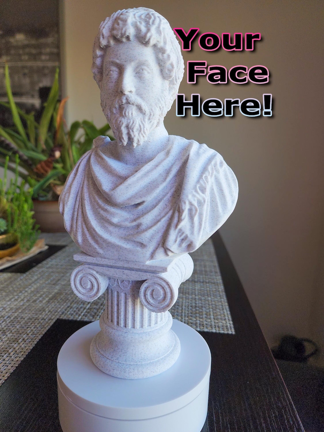 Custom 3D Printed Bust, Personalized Bust From Photos for Birthday or ...