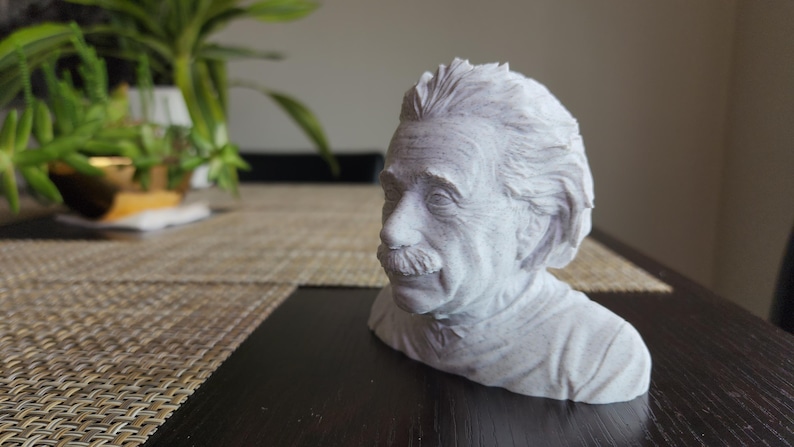 3D Printed Albert Einstein Bust, Science Teacher Gift, STEM Decor - Etsy