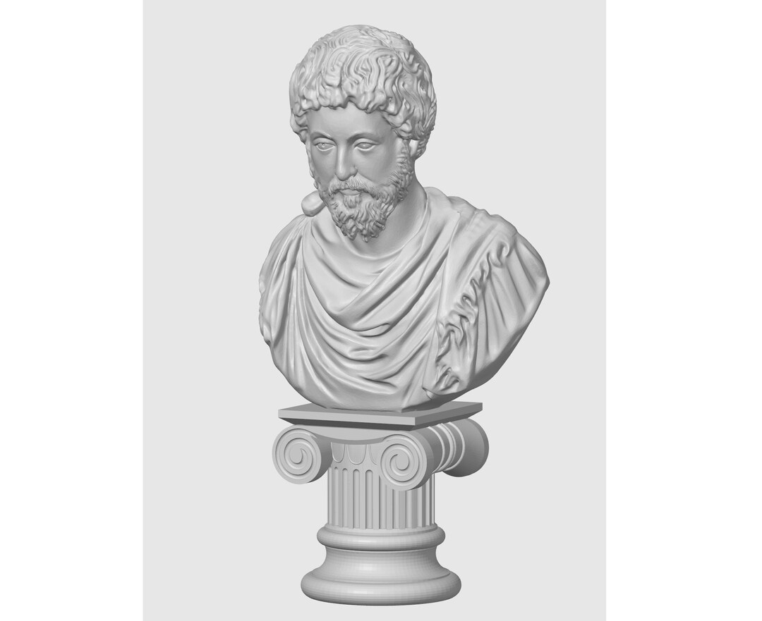 Marcus Aurelius Bust, Stoic Philosopher Bust, Marcus Aurelius Statue ...
