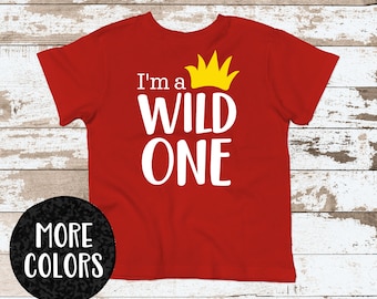 Wild one shirt | Etsy