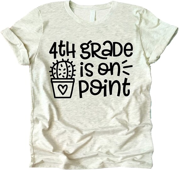 4th Grade on Point First Day of School Gift Back to School - Etsy