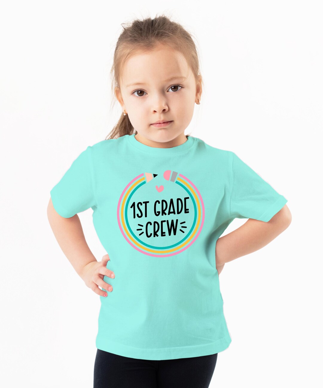 1st Grade Crew Back to School Gift for Girls | 1st Day of School Pencil ...