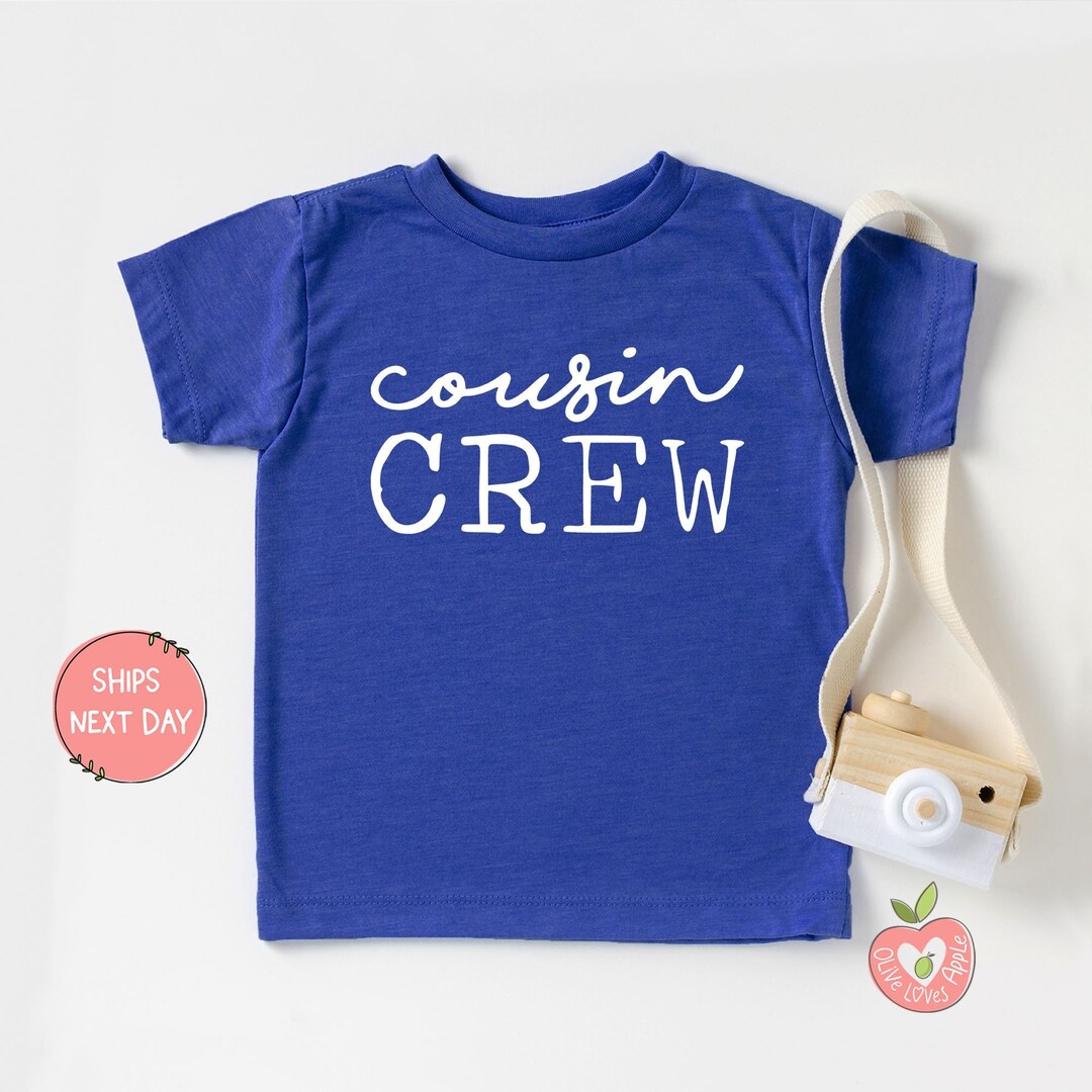 Cousin Crew Cursive T-shirts for Baby and Toddler Youth Boys and Girls ...