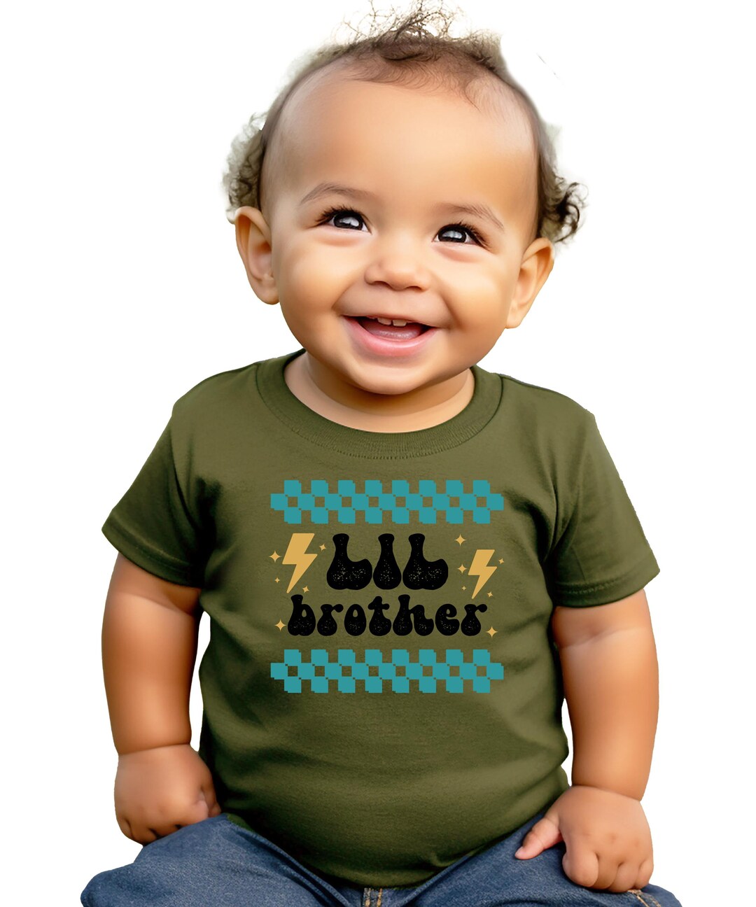 Little Brother Lighting Groovy T-shirt and Bodysuit for Toddler and ...