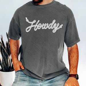 Howdy Rope Script Shirt for Men and Women | Trendy Country Music ...