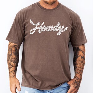 Howdy Rope Script Shirt for Men and Women | Trendy Country Music ...