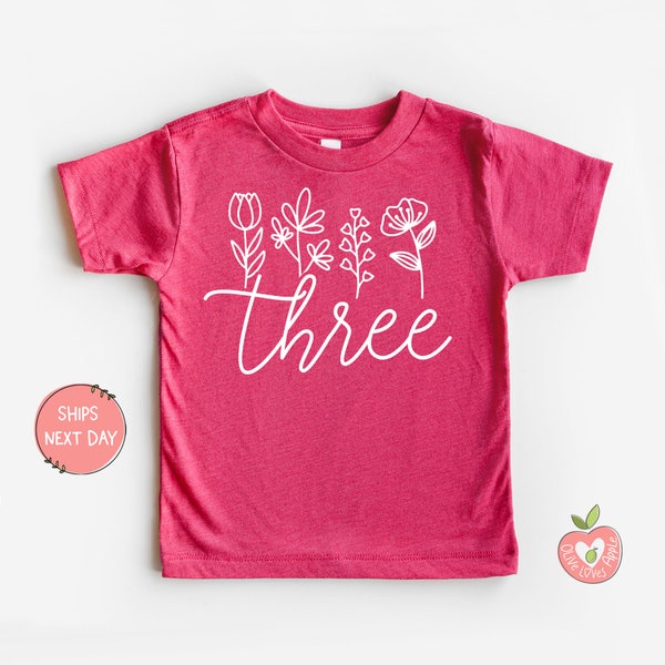 Third Birthday Shirt - Etsy