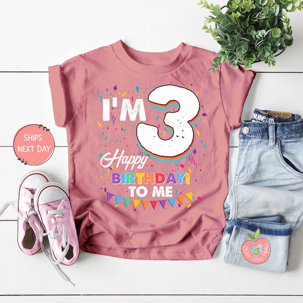 3rd Birthday Shirt - Etsy