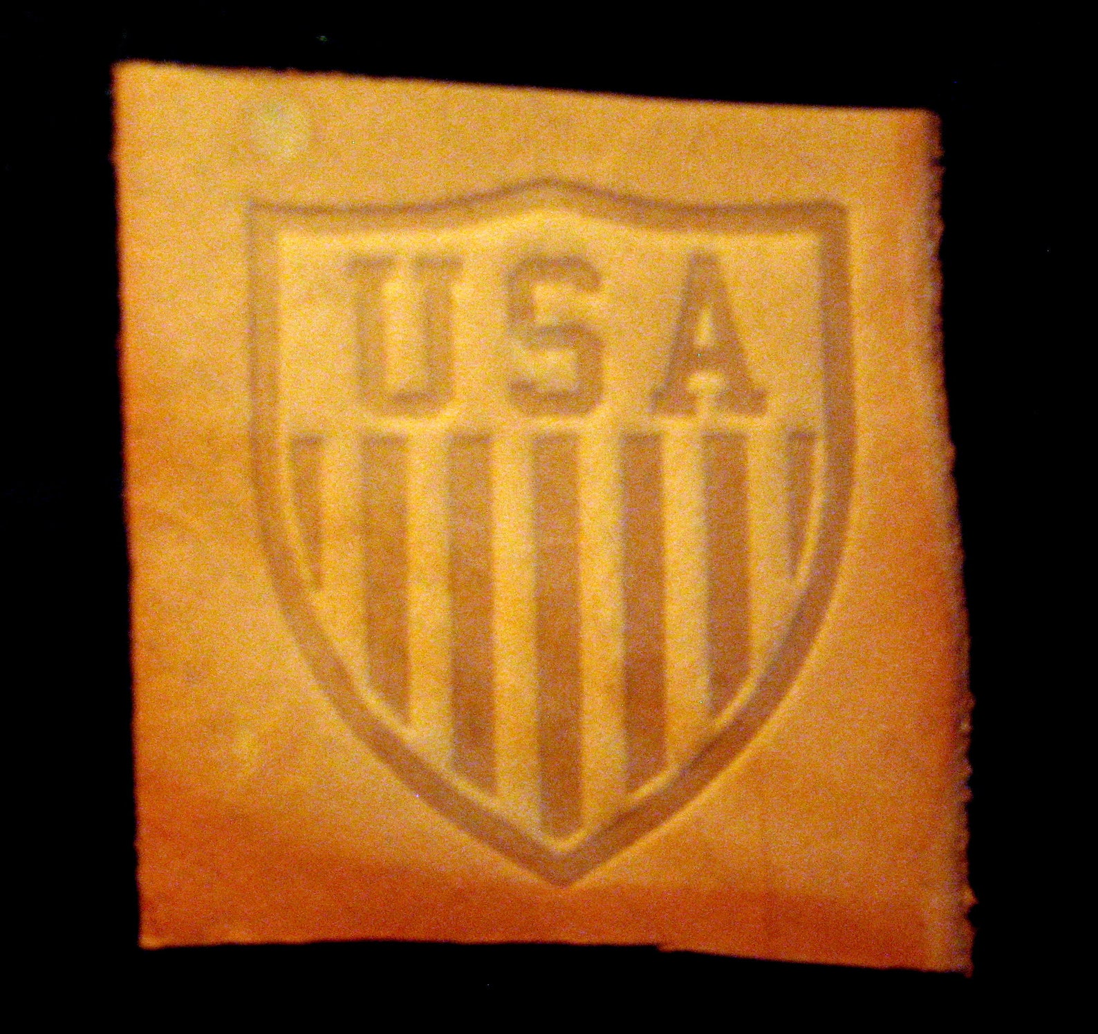 Large 2 USA Shield Embossing Stamp Leather Tooling - Etsy