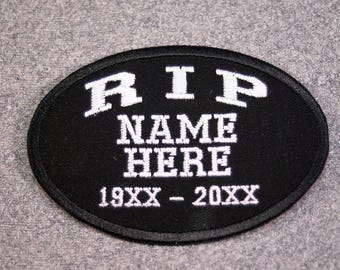 Biker Memorial Patch - Etsy