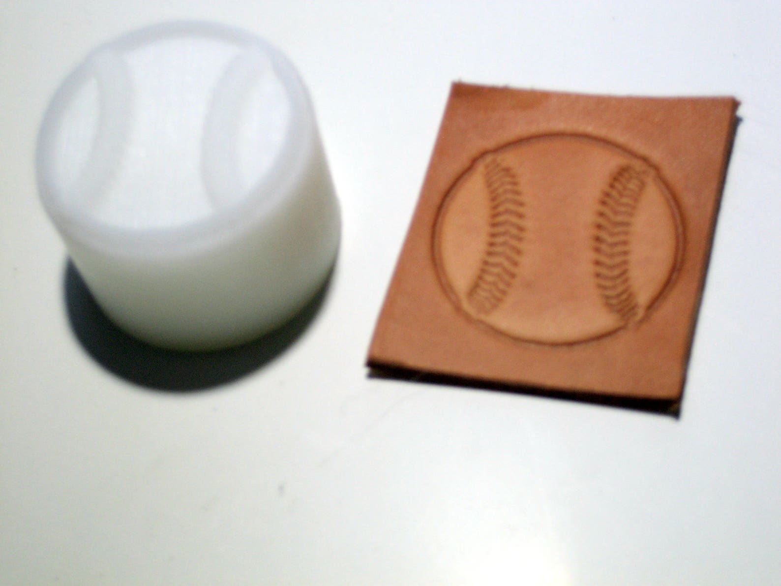 Embossing Stamp Baseball #107, Leather, Tooling, Clicker Stamp, Delrin ...