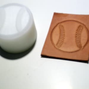 Embossing Stamp Baseball #107, Leather, Tooling, Clicker Stamp, Delrin ...