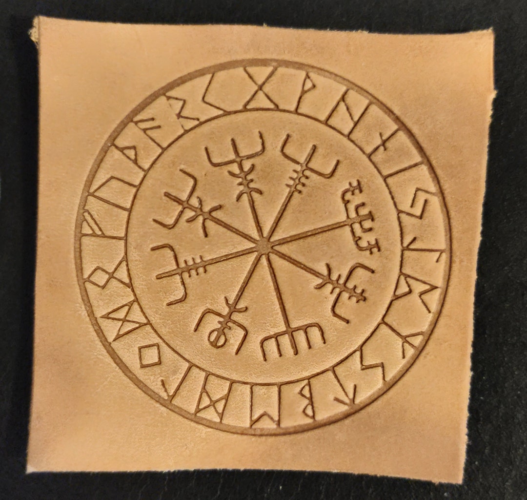 Viking Vegvisvir Embossing Stamp Pick Size , Leather Tooling, Clicker ...