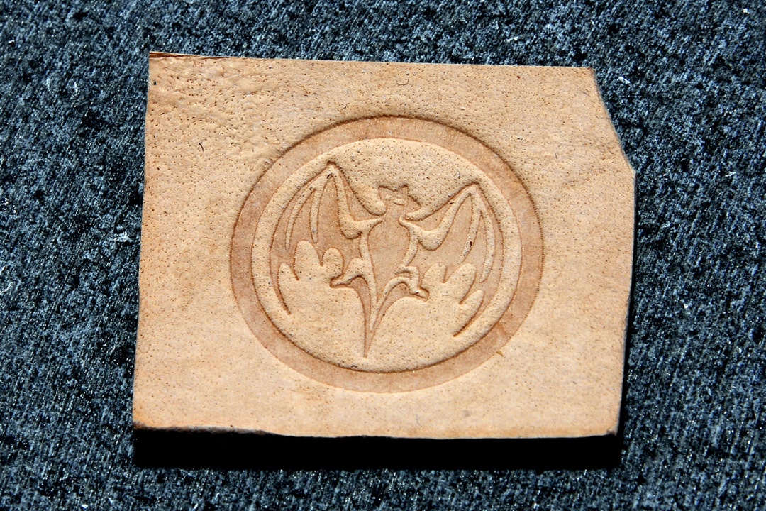 Embossing Stamp VAMPIRE BAT #004, Leather, Tooling, Clicker Stamp ...