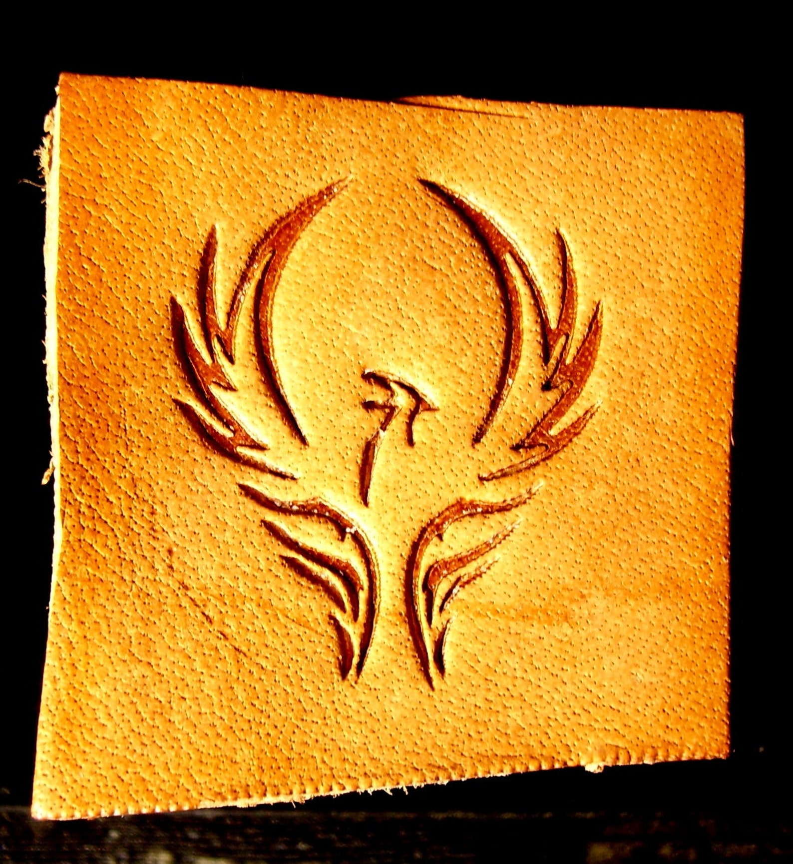Embossing Stamp Phoenix (facing Left), Leather Tooling, Clicker Stamp ...