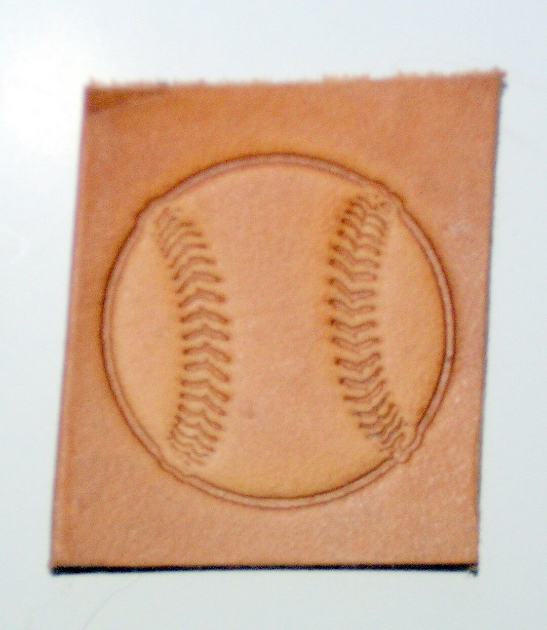 Embossing Stamp Baseball #107, Leather, Tooling, Clicker Stamp, Delrin ...