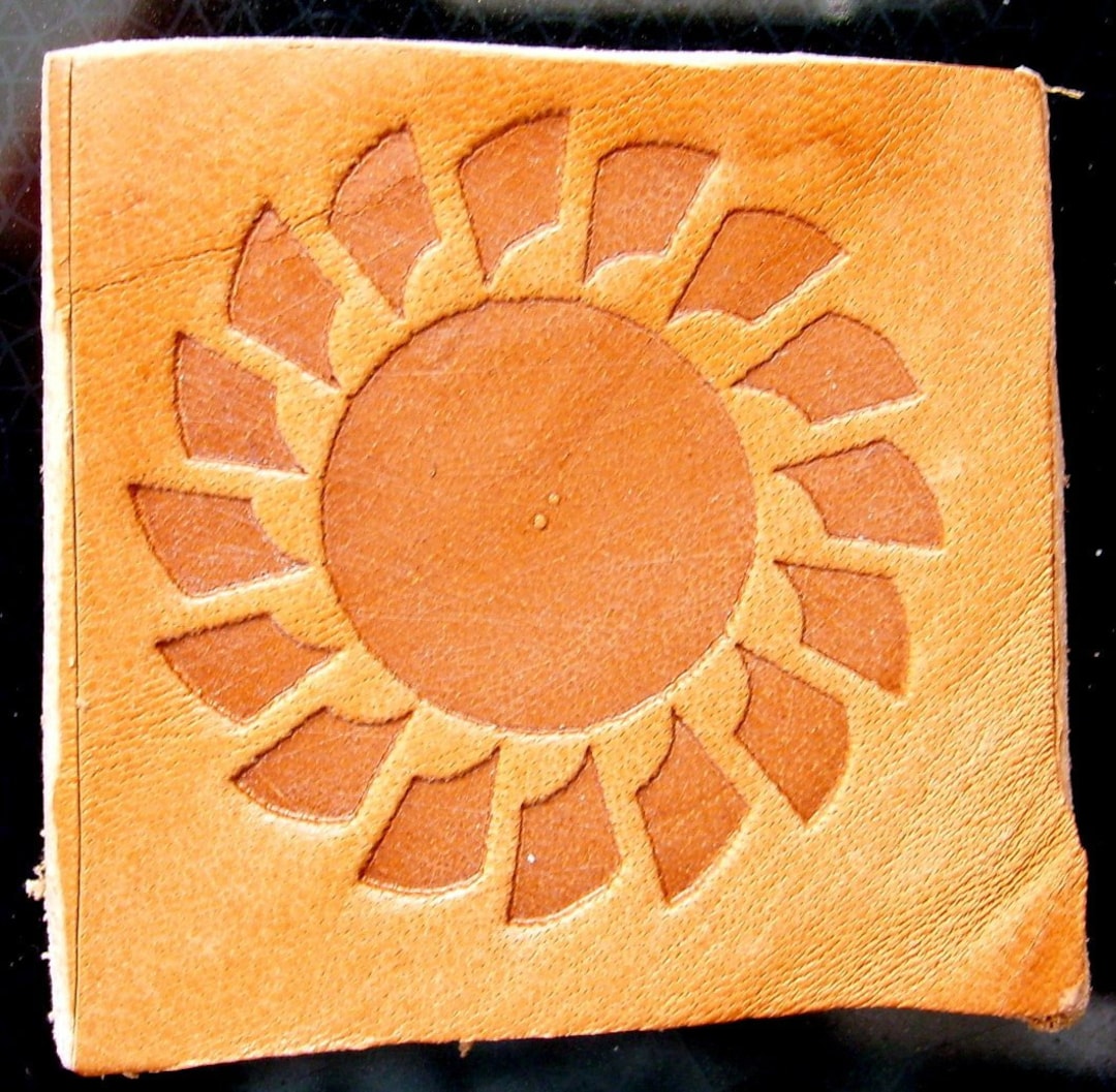 Embossing Stamp Sun Pattern, Leather Tooling, Clicker Stamp, Delrin ...