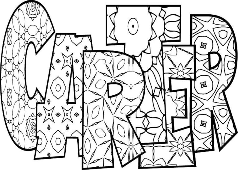 Name Coloring Pages for Kids | Super Cute Customizable Coloring Pages ...