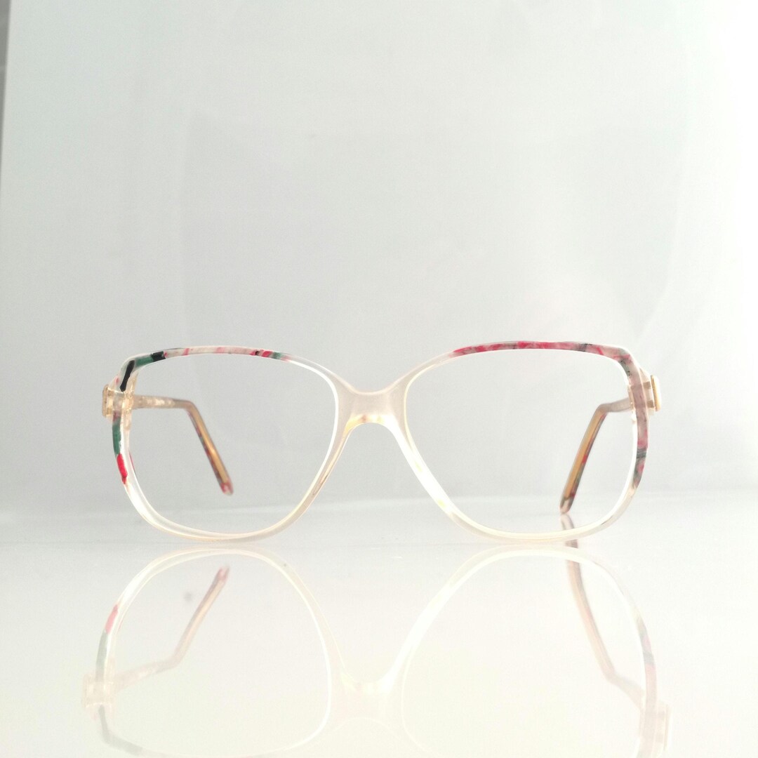 SFEROFLEX SQUARE Glasses for Women, Transparent Mod Glasses, Size 54 16, Made in Italy Glasses ...