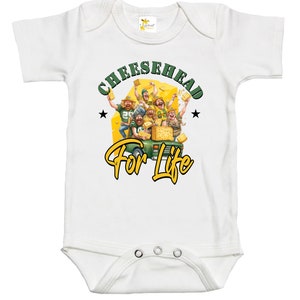 Baby Bodysuit - Cheesehead for Life Packers Baby Clothes for Infants - Etsy