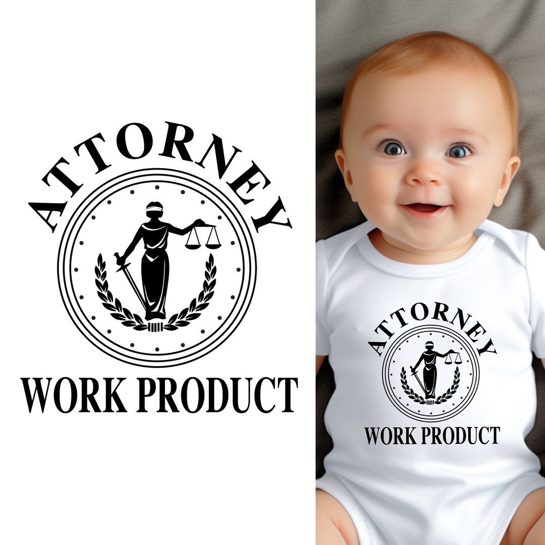 Attorney Work Product Baby Bodysuit: Lawyer Gift - Etsy