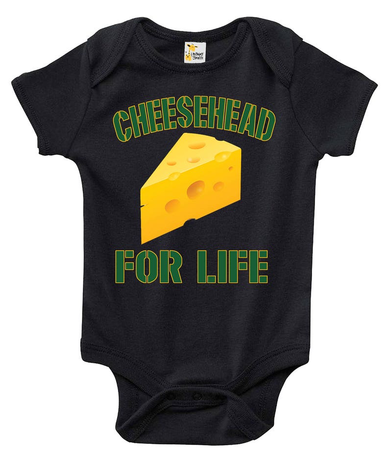 Baby Bodysuit Cheesehead for Life Packers Baby Clothes for | Etsy