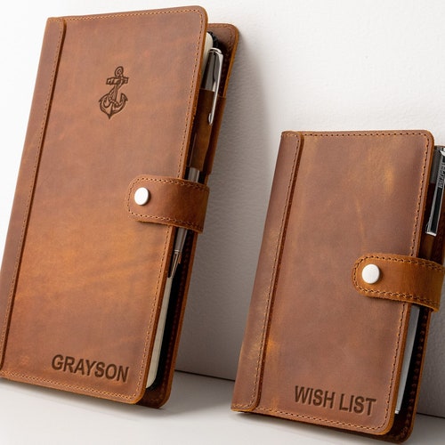 Personalized Notebook Cover Moleskine Leather Cover Custom - Etsy