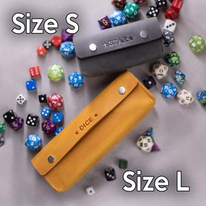 Personalized Leather Dnd Dice Bag, Custom Dnd Dice Bag, Christmas Gift ...