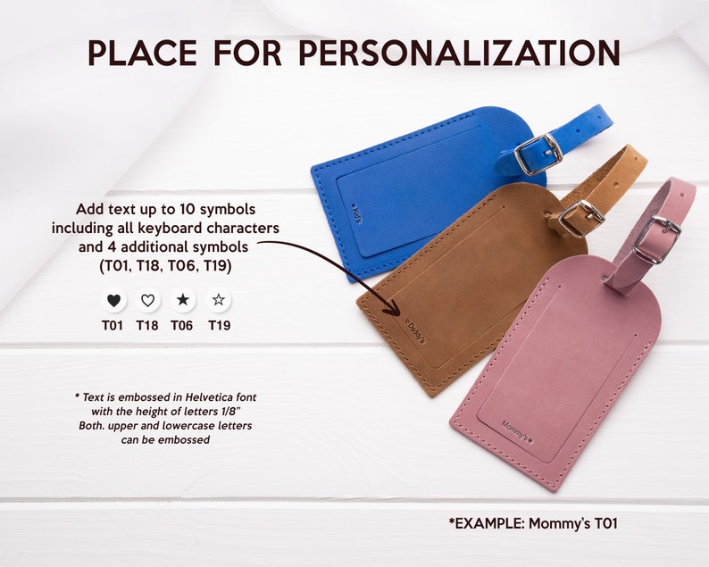 Leather Luggage Tags Leather Engraved Luggage Tag Luggage - Etsy