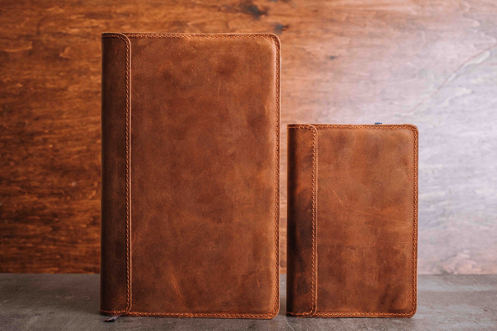 Moleskine Leather Cover Pocket Personalized Refillable - Etsy