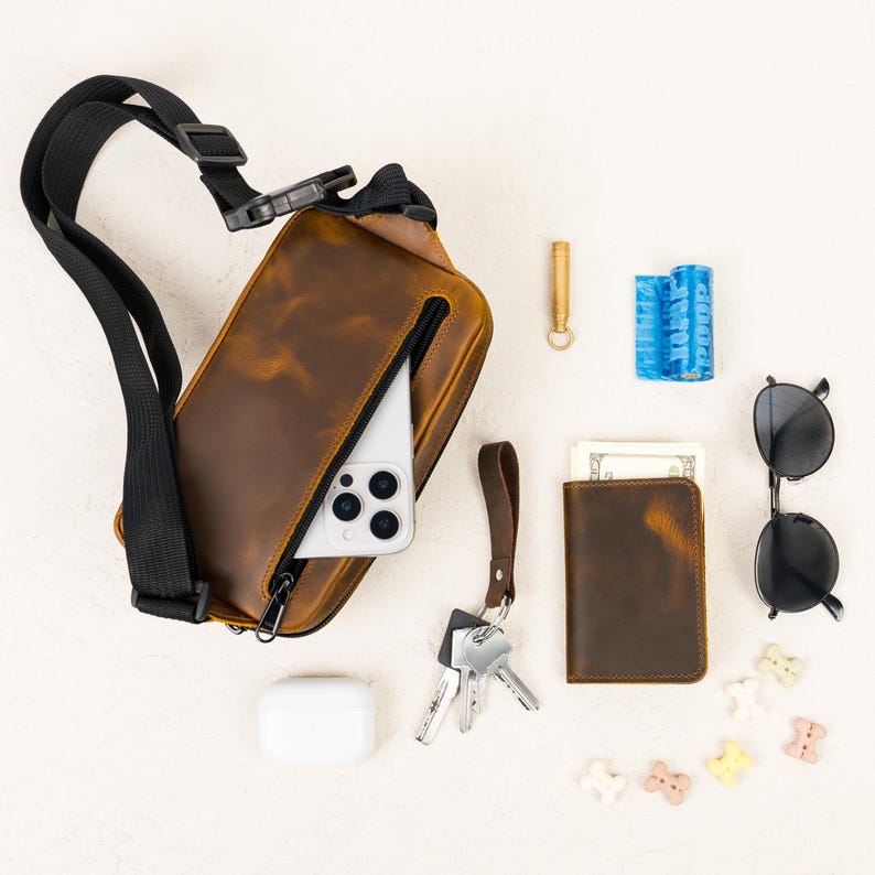 Leather Dog Treat Fanny Pack, Training Waist Bag - Etsy