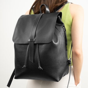 Leather Backpack Women Handmade, Handmade Leather Backpack, Leather ...