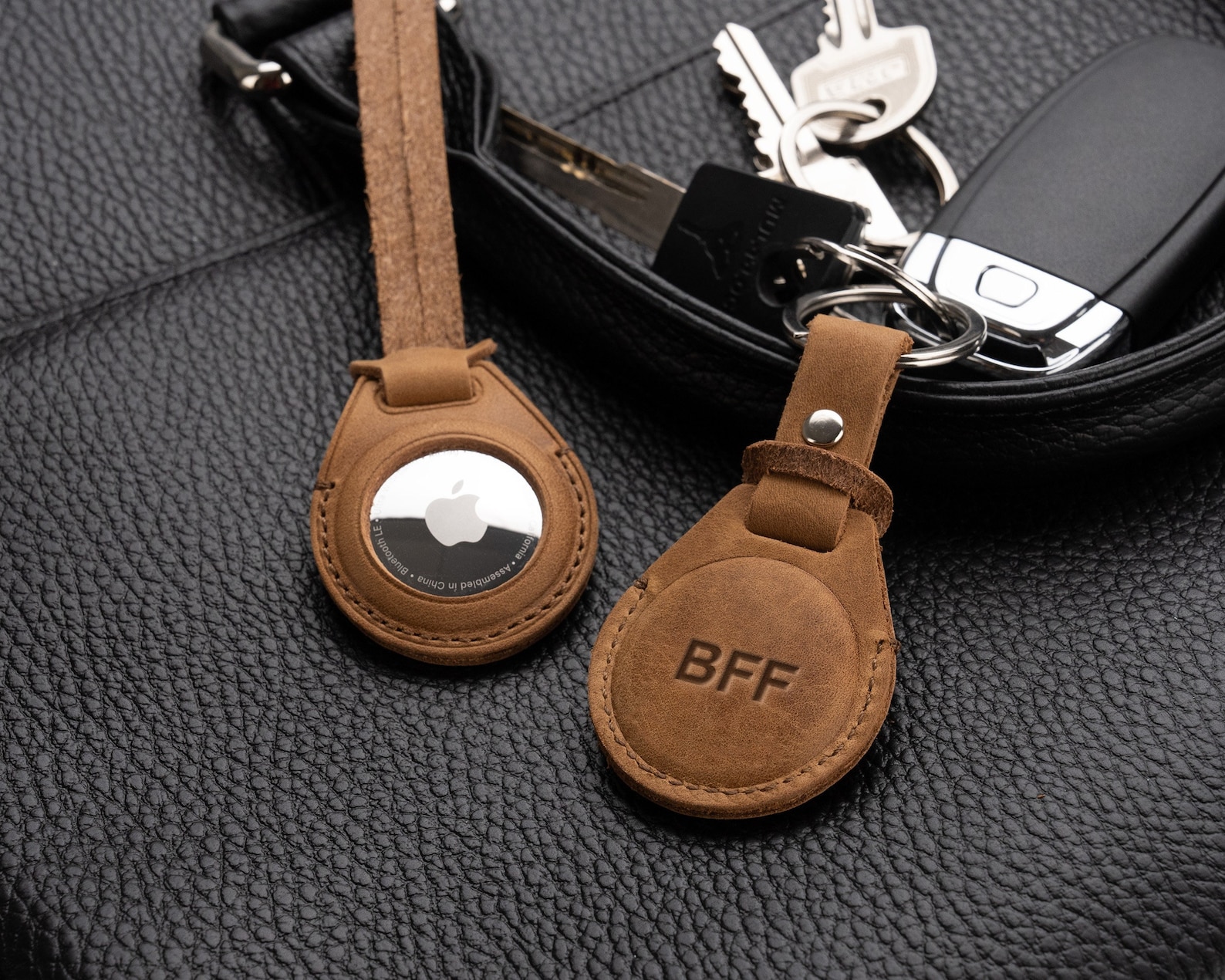 Airtag Keychain Personalized Airtag Holder Airtag Keyring - Etsy