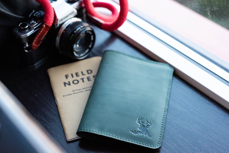 Leather Journal Cover for Moleskine Cahier Notebook Pocket - Etsy